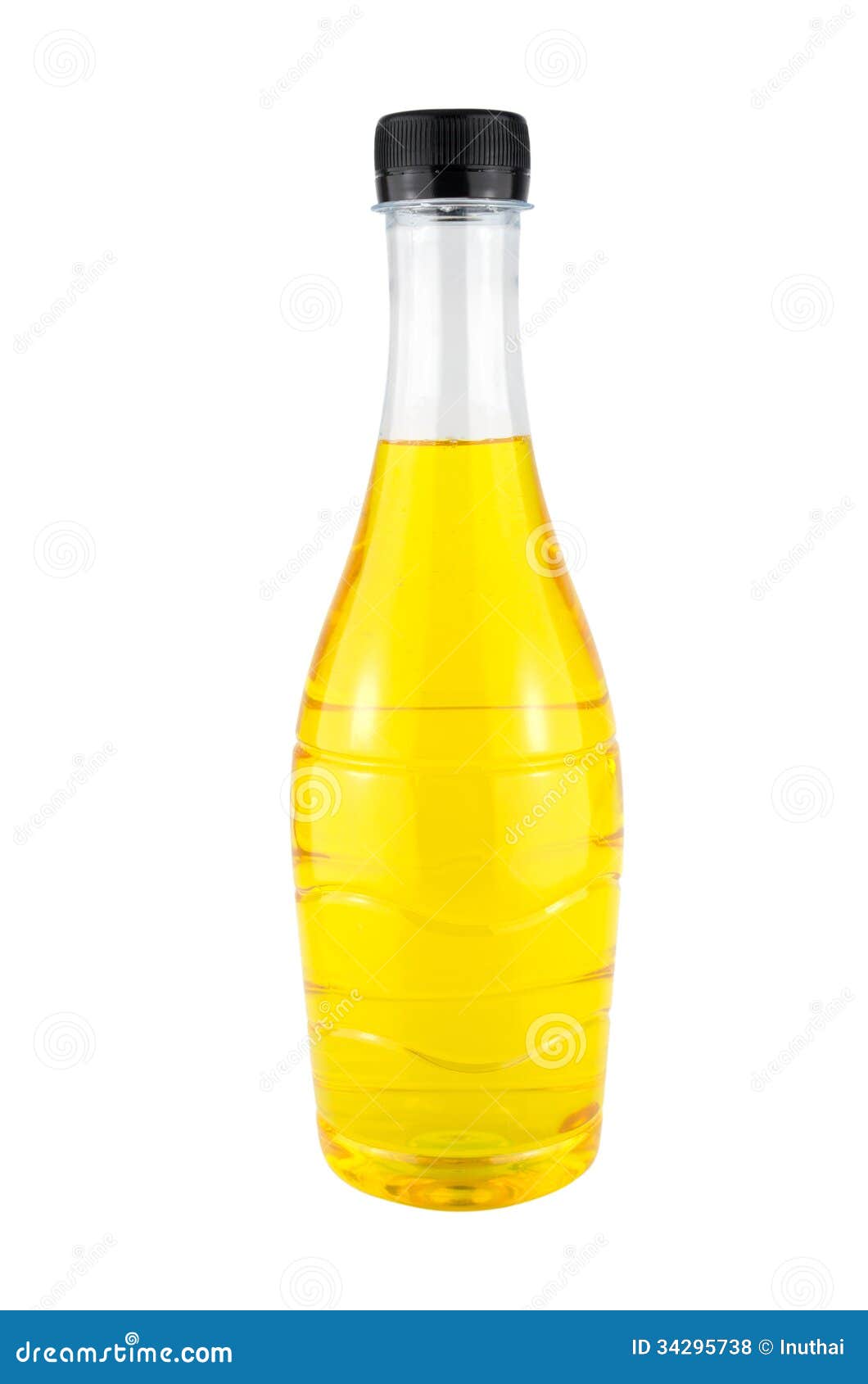 Bouteille D'eau Jaune Lumineuse. Photo stock - Image du vibrant, coloré ...