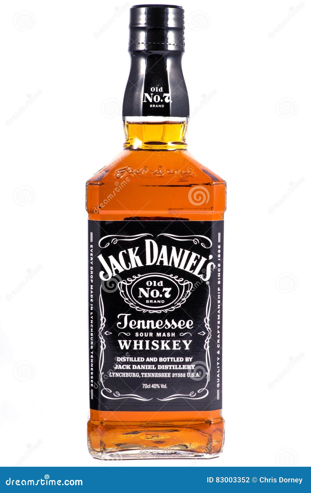 Bouteille de Jack Daniels photographie éditorial. Image du illustration ...
