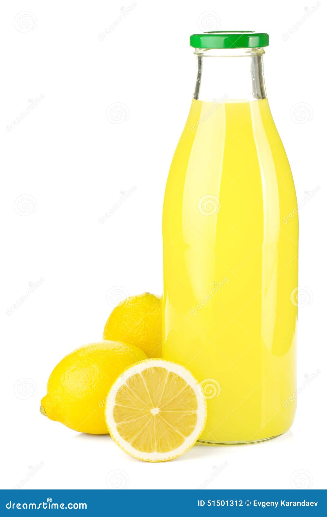 Bouteille De Jus De Citron Et De Citrons Frais Photo stock - Image du ...