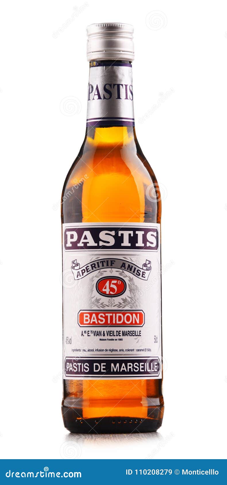 Bouteille De Pastis De Marseille Image stock éditorial - Image du ...