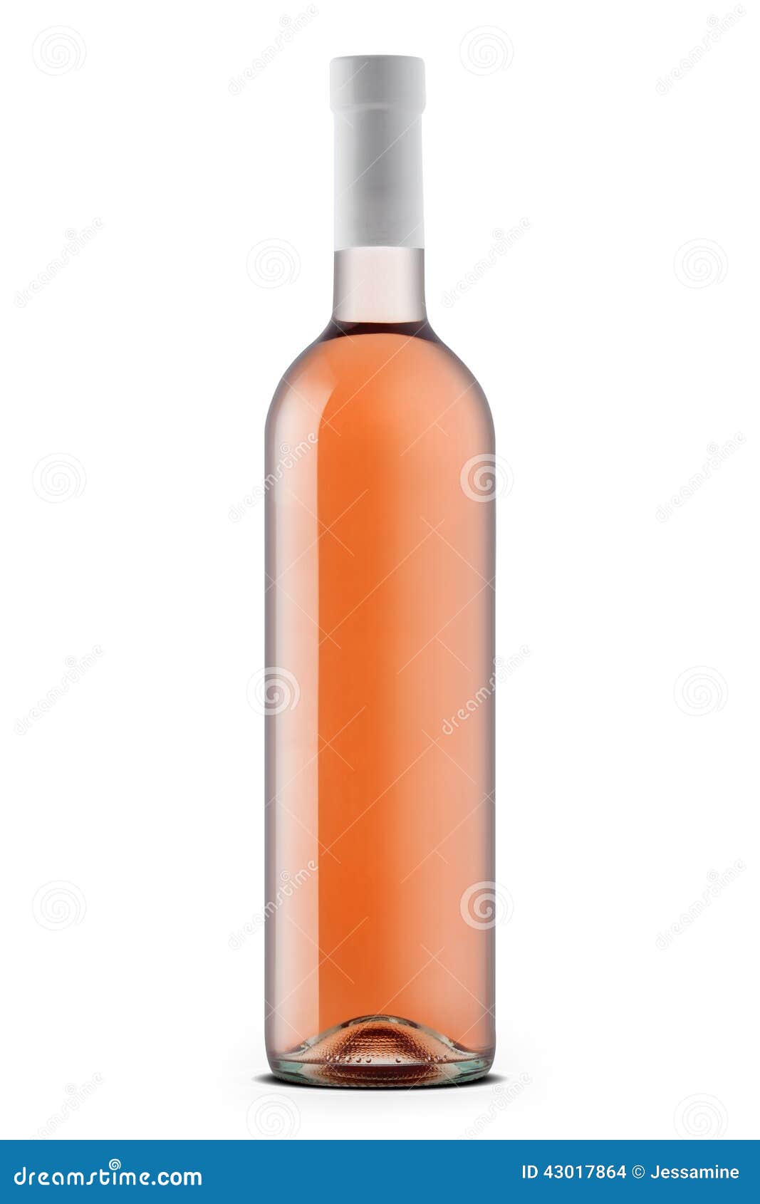 Bouteille de vin de Rose photo stock. Image du produit - 43017864
