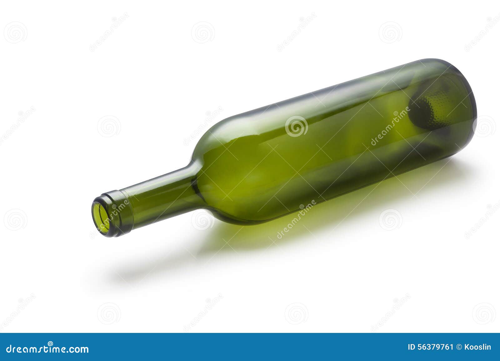 Bouteille De Vin En Verre Vert Image stock - Image du bouteille, alcool ...