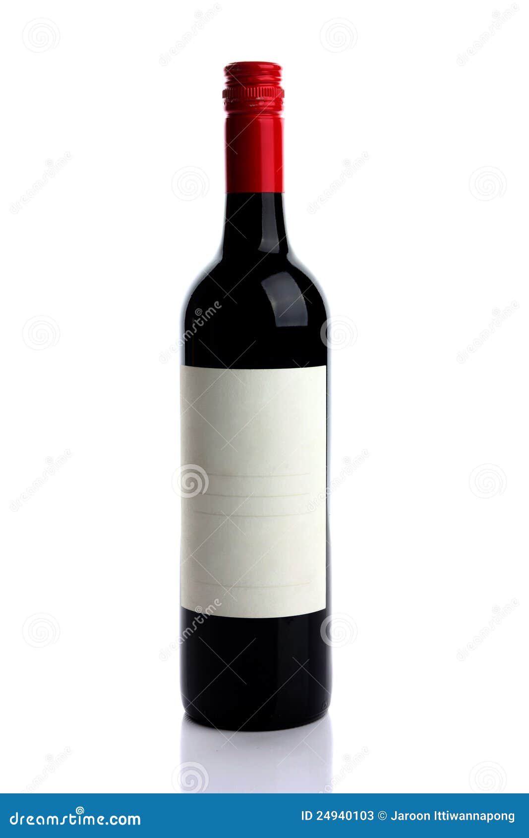 Bouteille de vin rouge image stock. Image du fond, rouge - 24940103