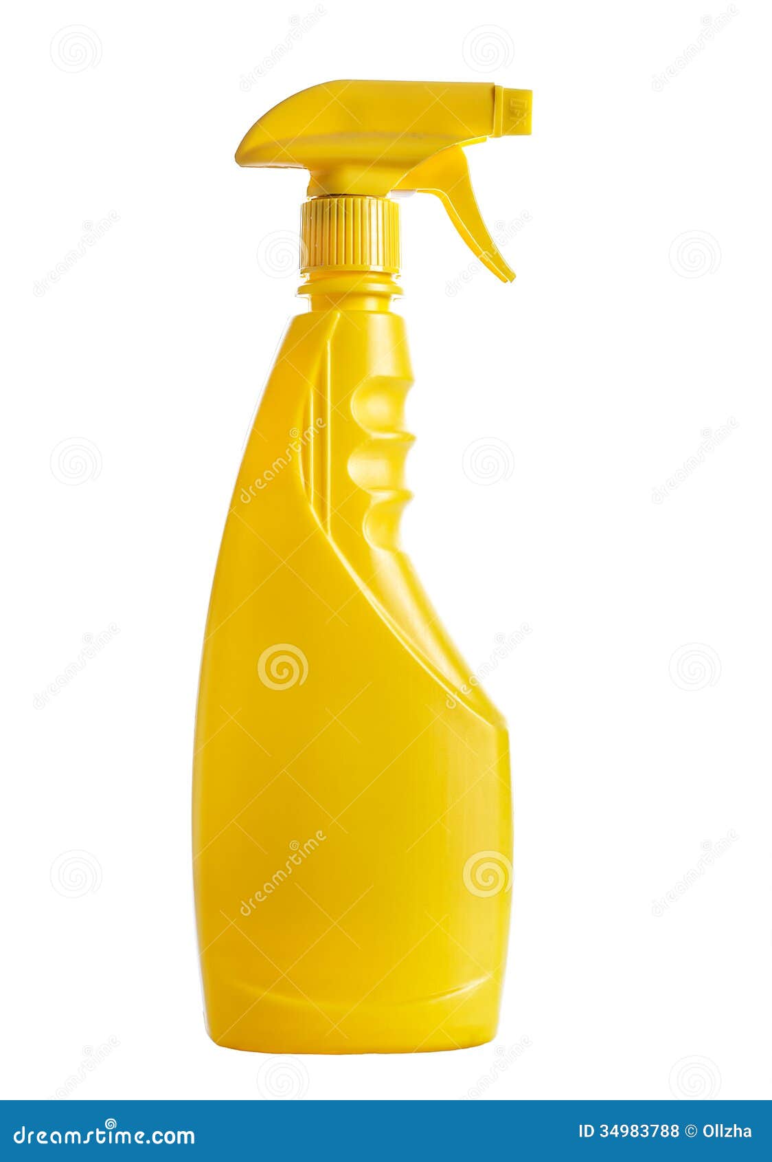 Bouteille jaune de jet photo stock. Image du hygiène - 34983788