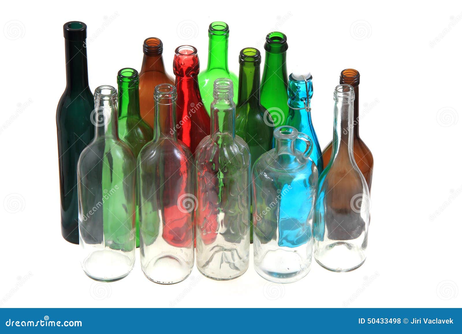 Bouteilles En Verre De Couleur Vide Photo stock - Image du studio, brun ...