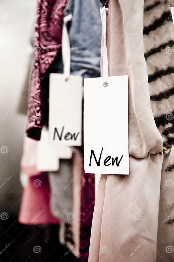 Boutique clothes, new! stock image. Image of retail, garment - 24602785