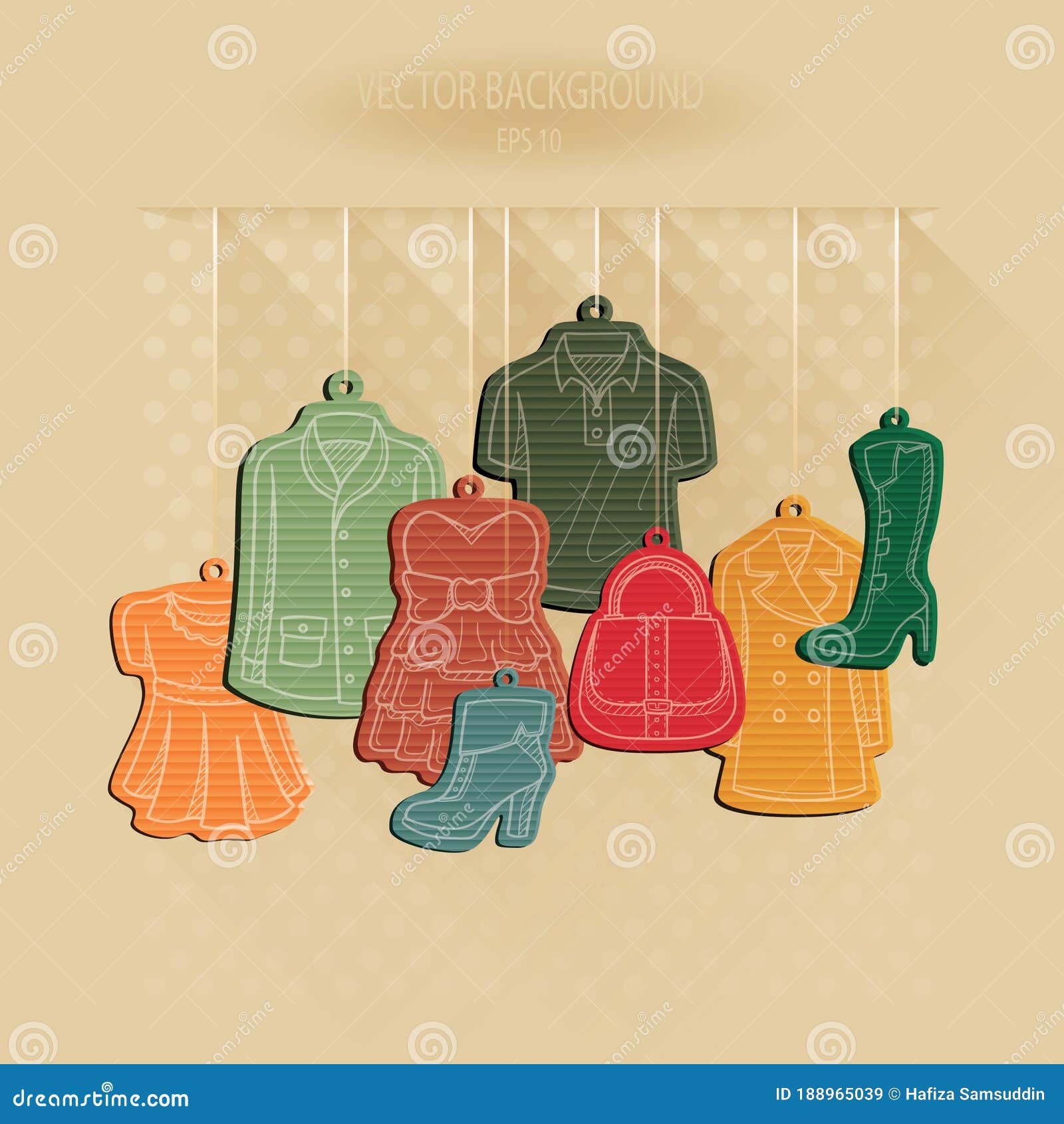 Boutique Collection. Vector Illustration Decorative Design Stock Vector ...