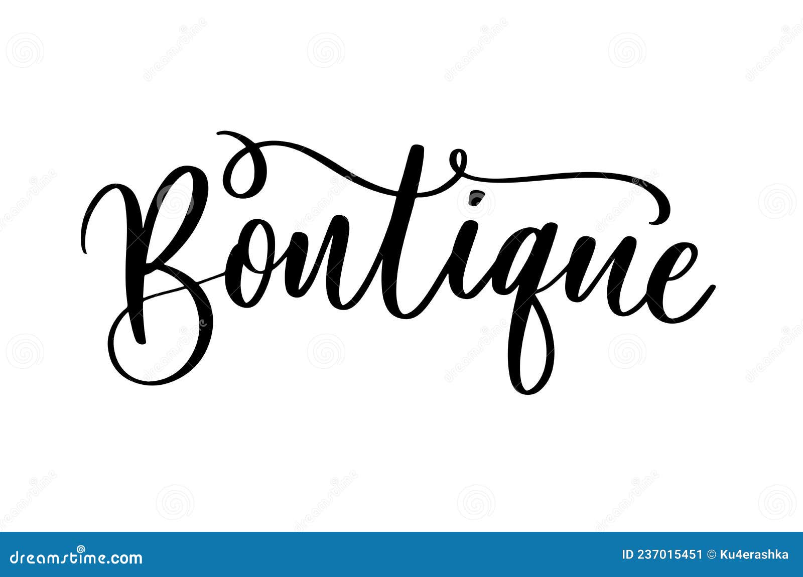 Boutique Logo Design. Vector Sign Lettering. Logotype Calligraphy ...