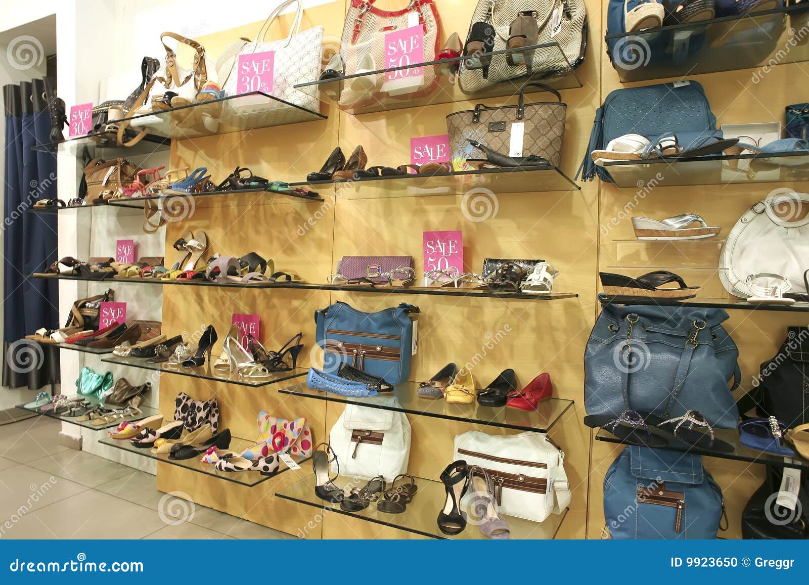 Boutique showcase stock photo. Image of luxury, inside - 9923650