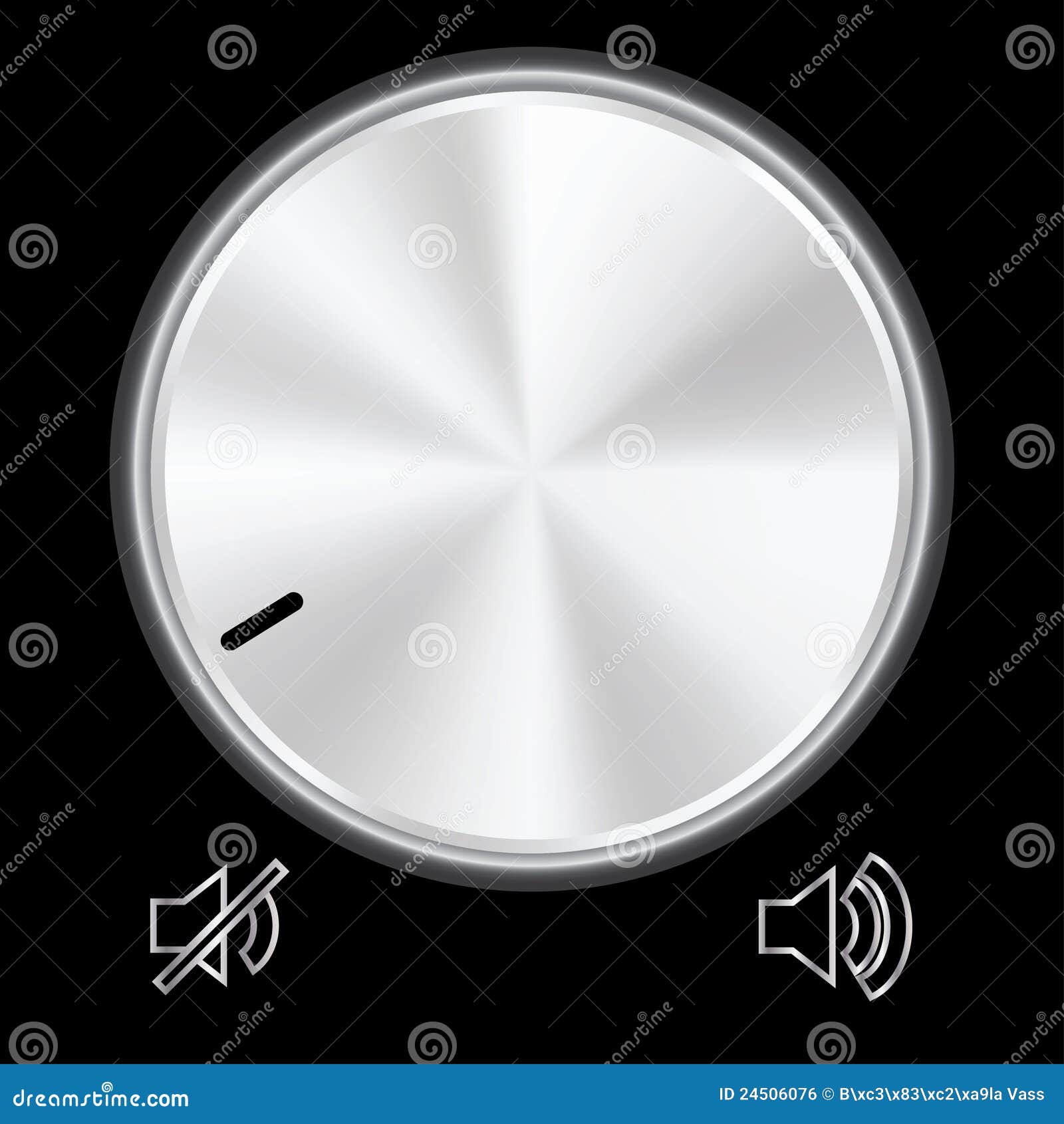 Bouton De Volume De Vecteur Illustration de Vecteur - Illustration du ...