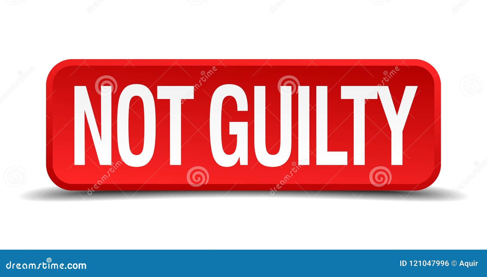 Bouton non coupable illustration de vecteur. Illustration du conception ...