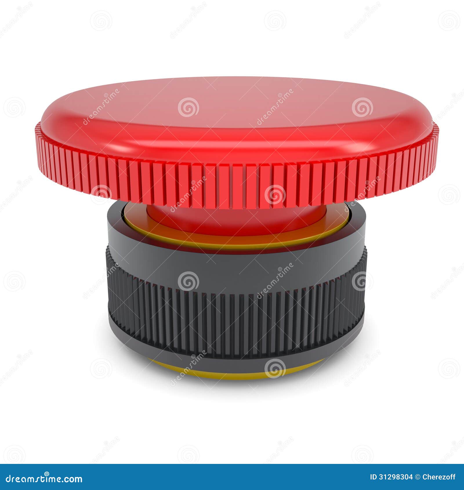 Bouton rouge illustration stock. Illustration du aide - 31298304