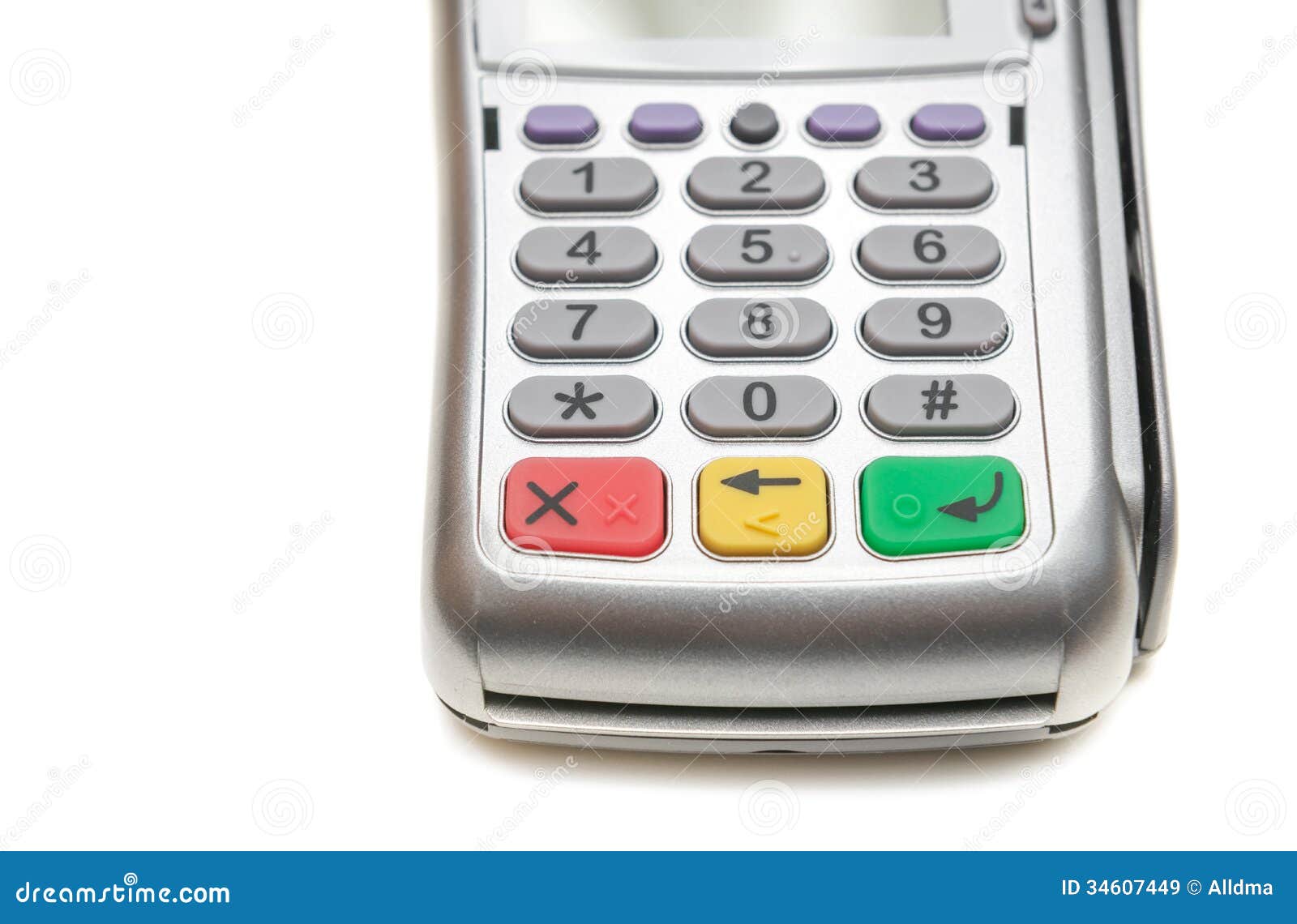 Boutons Du Terminal De Position De Clavier Image stock - Image du ...