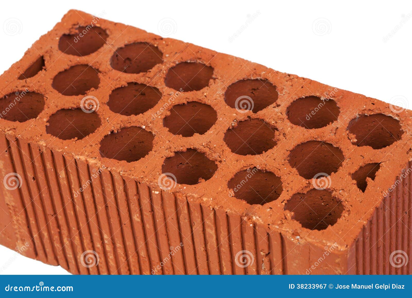 Bouwmateriaal een baksteen stock afbeelding. Image of achtergrond ...