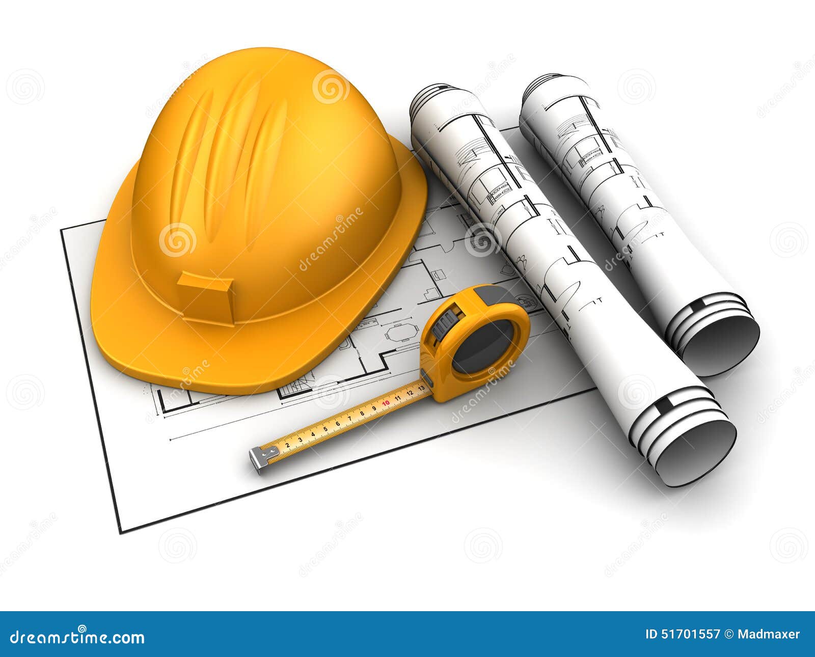 Bouwplan stock illustratie. Illustration of concepten - 51701557