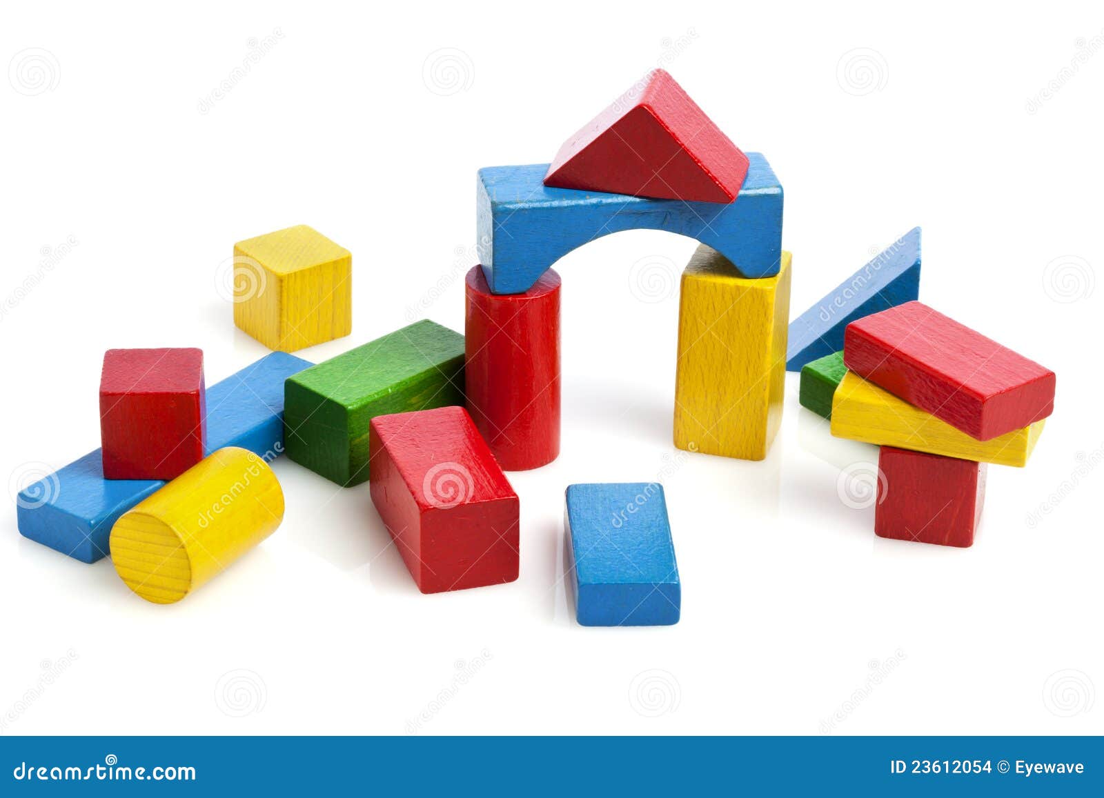 Bouwstenen stock foto. Image of hoop, veelkleurig, gebouw - 23612054