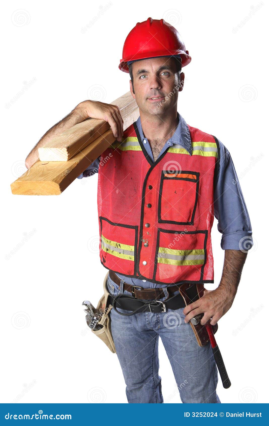 Bouwvakker stock foto. Image of professioneel, één, beroep - 3252024