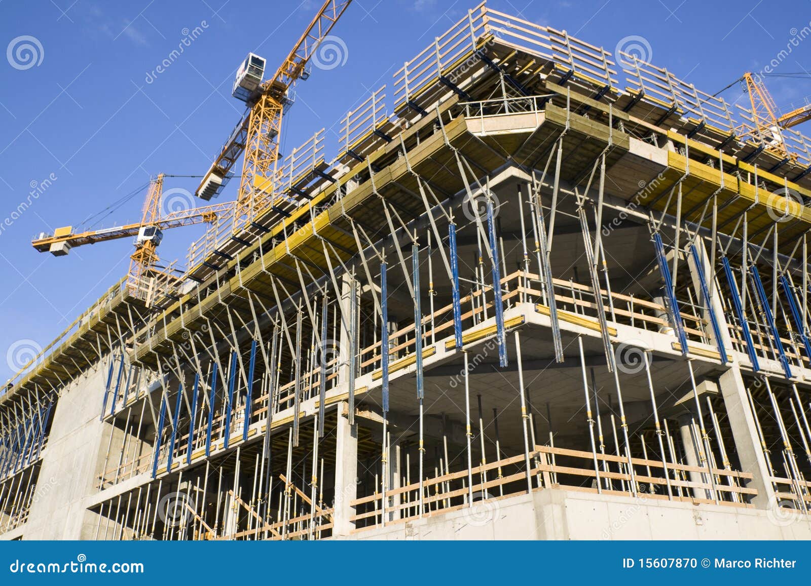 Bouwwerf stock foto. Image of architectuur, baan, concept - 15607870