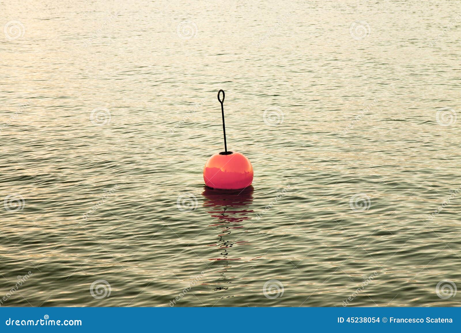 Bouy by the lake stock photo. Image of channel, lake - 45238054