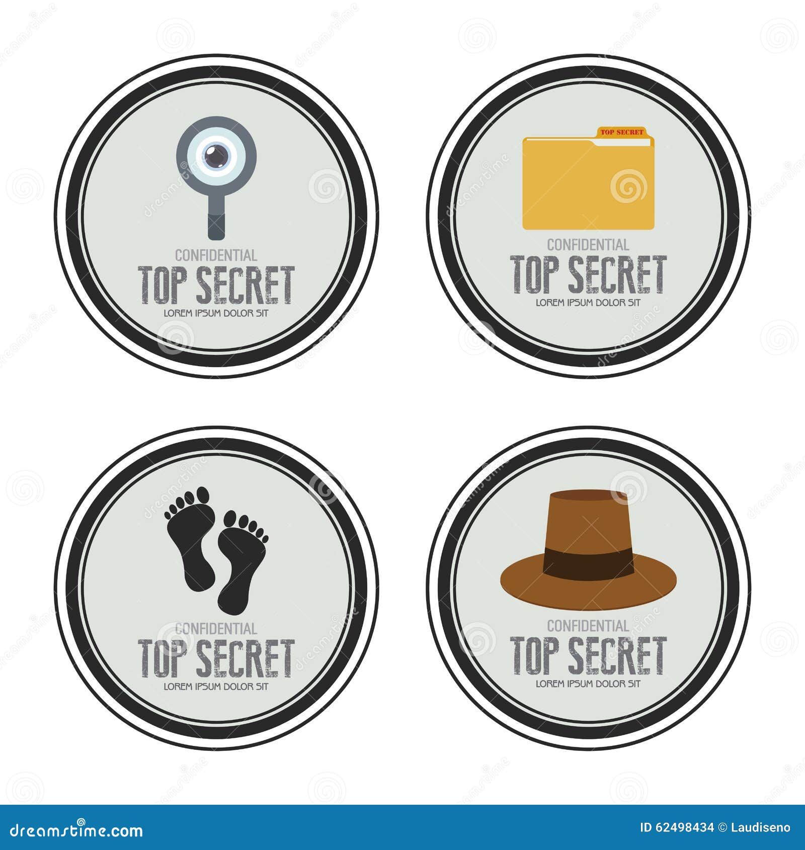 Bovenkant - geheim vector illustratie. Illustration of illustratie ...