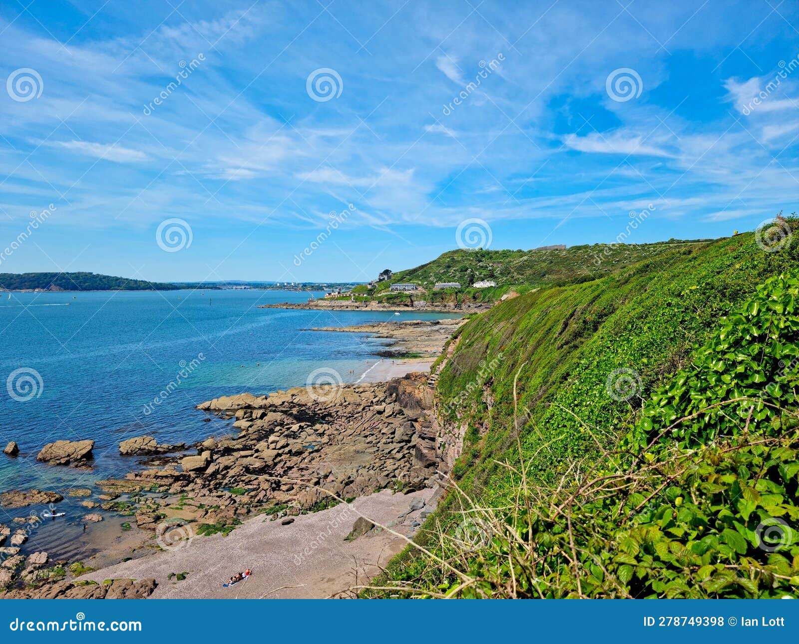 Bovisands Bay , South Devon Beach on the SouthWest Coastal Path Uk ...