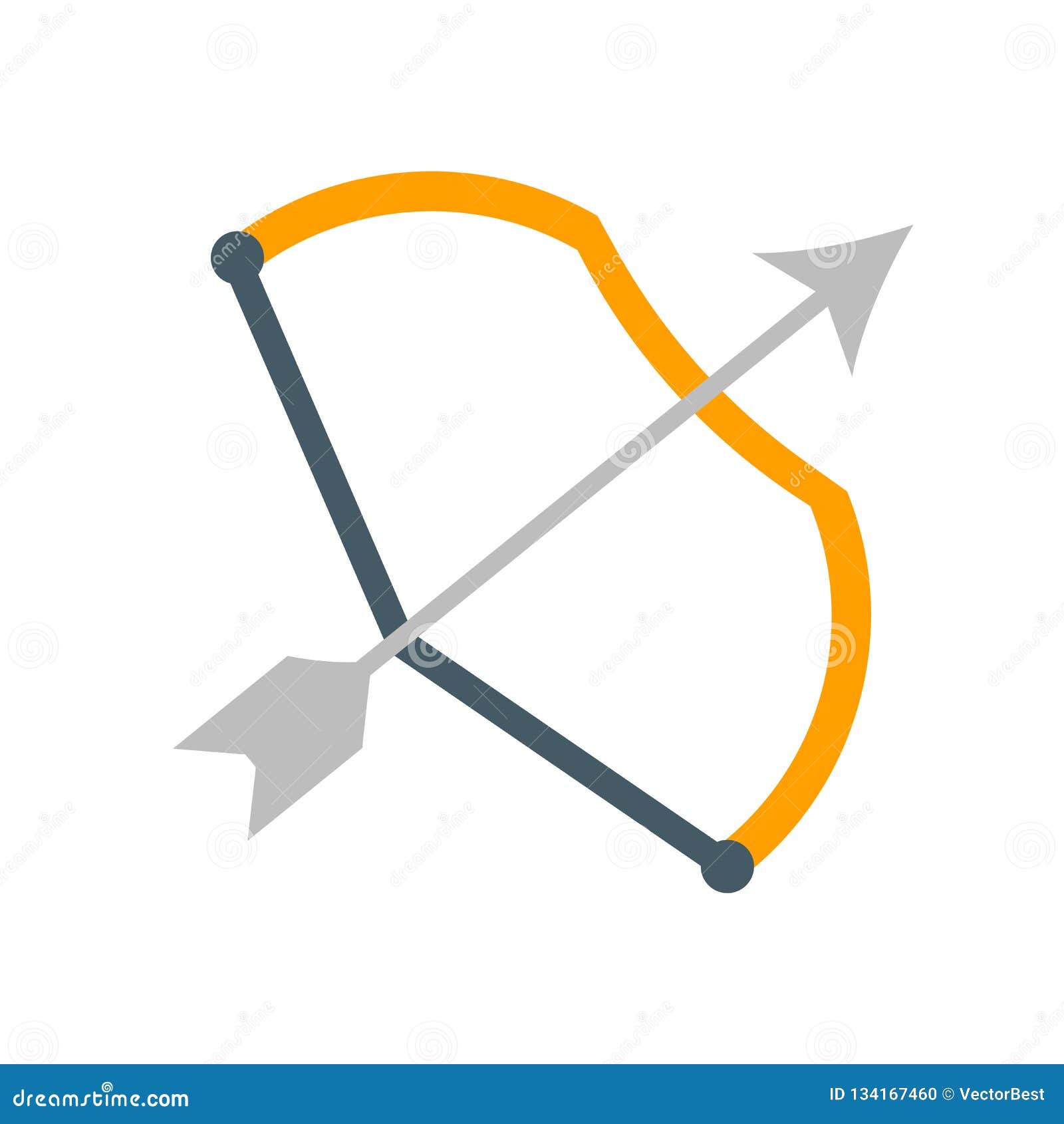 Bow and Arrow Icon Vector Isolated on White Background, Bow and Arrow ... Bow and Arrow Icon Vector Isolated on White Background, Bow and Arrow ...