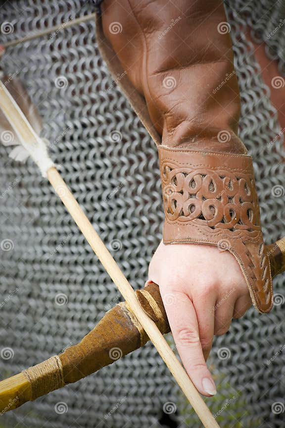 Bow and Arrow/ Medieval Armor Stock Image - Image of arrow, armed: 10409063