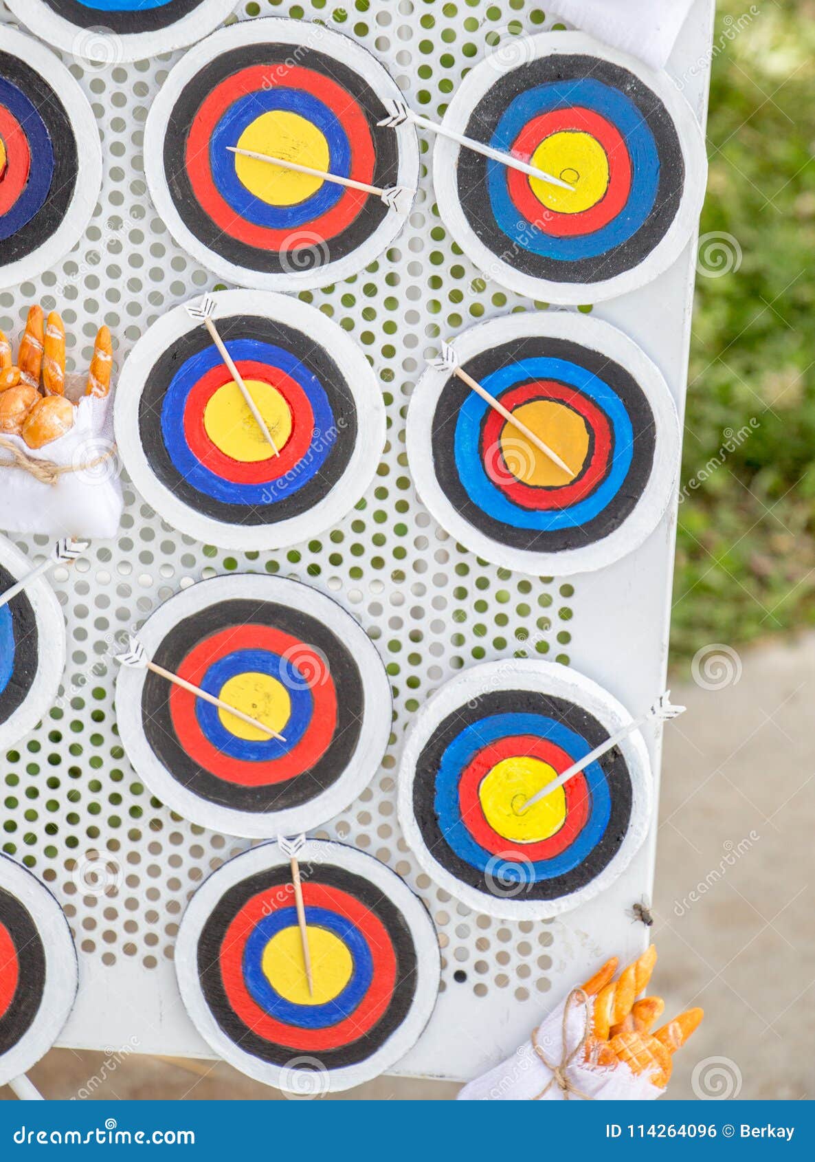 Bow and Arrow Rprojectile Weapon System Archery Stock Photo - Image of ...