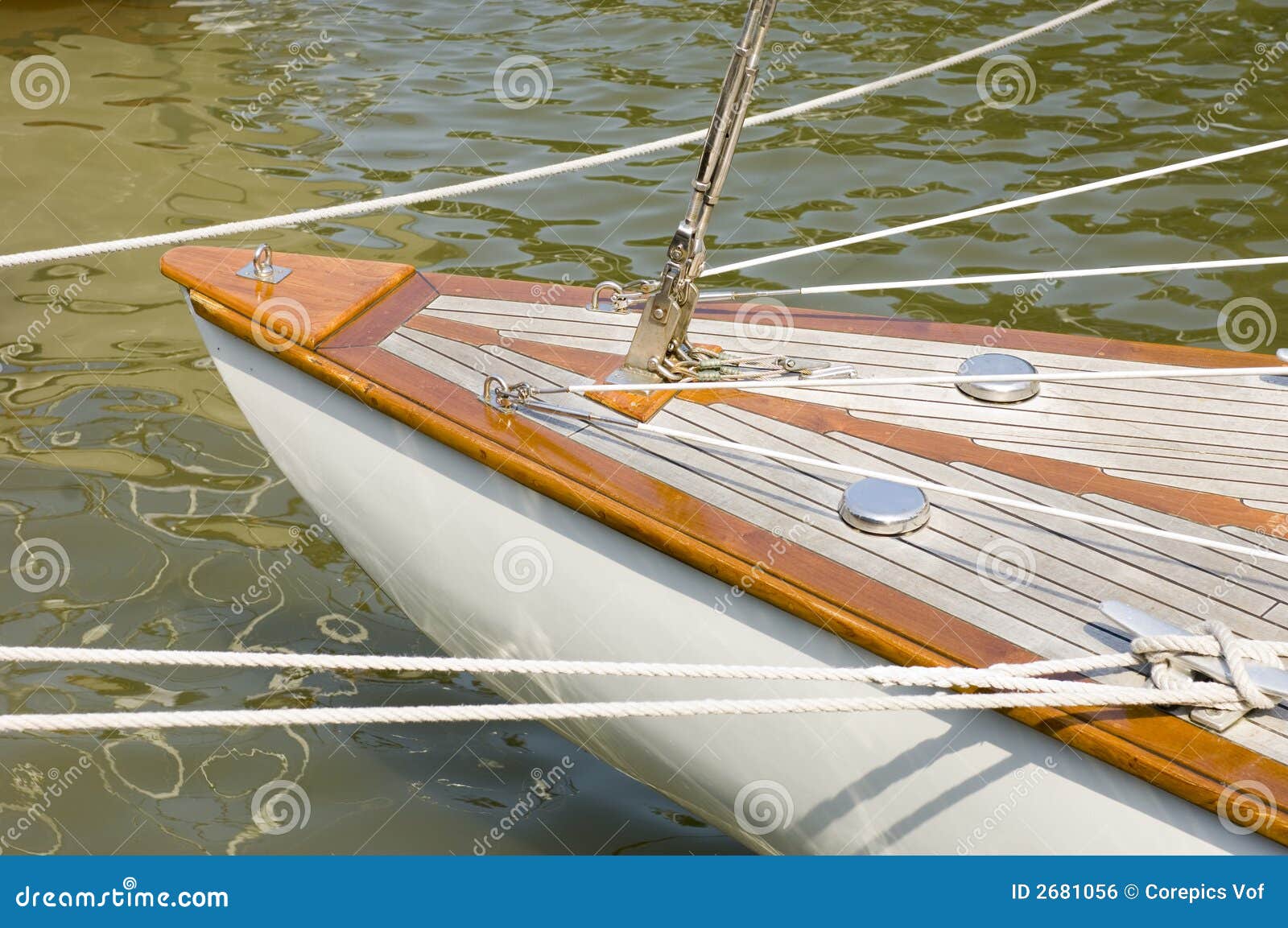 Bow of a Classic Sailing Ship Stock Photo - Image of detail, mooring ...