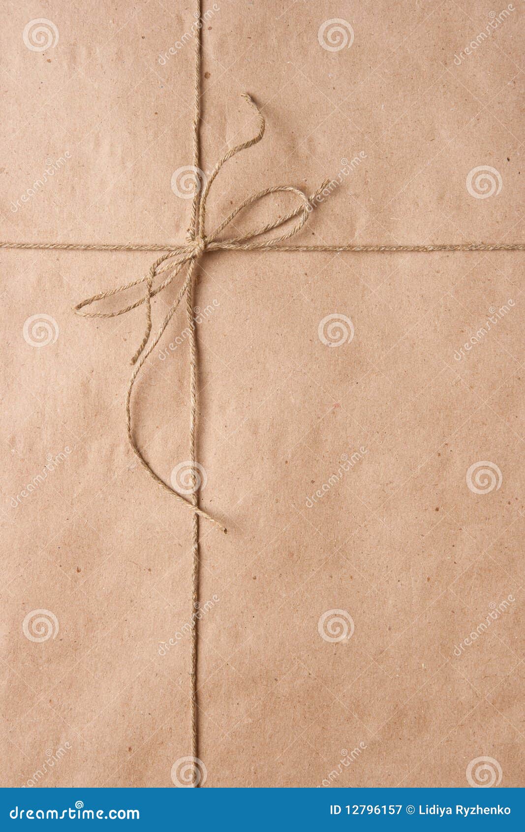 Packing Paper Parchment Wrapped Roll, Isolated On White Background With ...