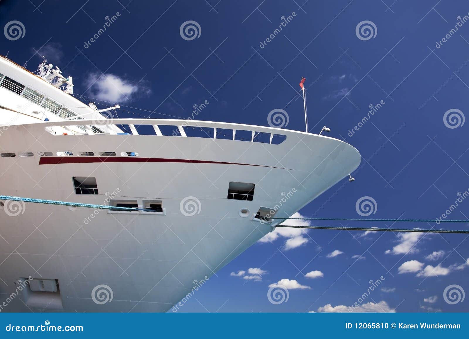 Bow of cruise ship stock photo. Image of ship, port, commercial - 12065810