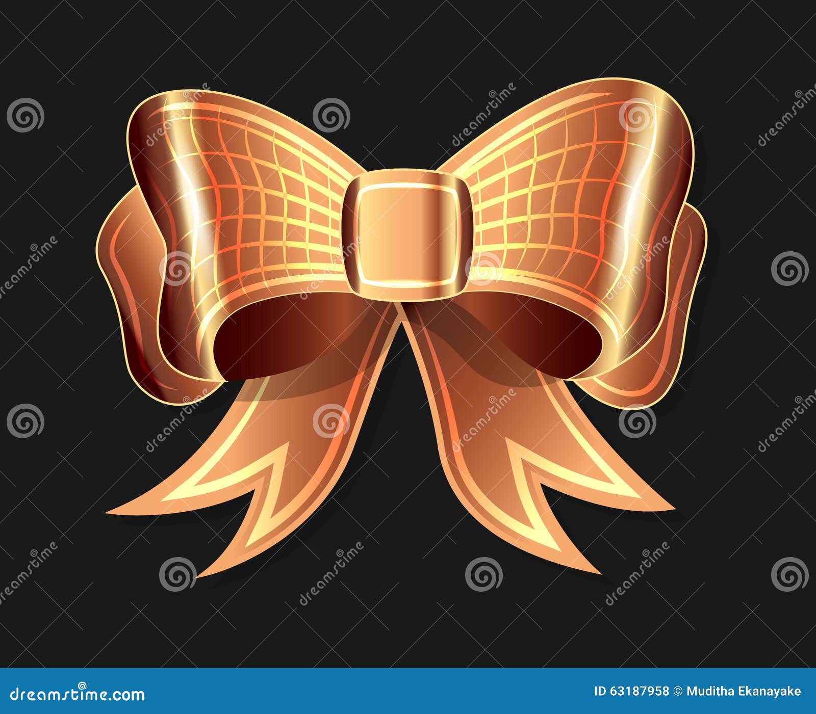 Bow design stock vector. Illustration of flag, celebration - 63187958