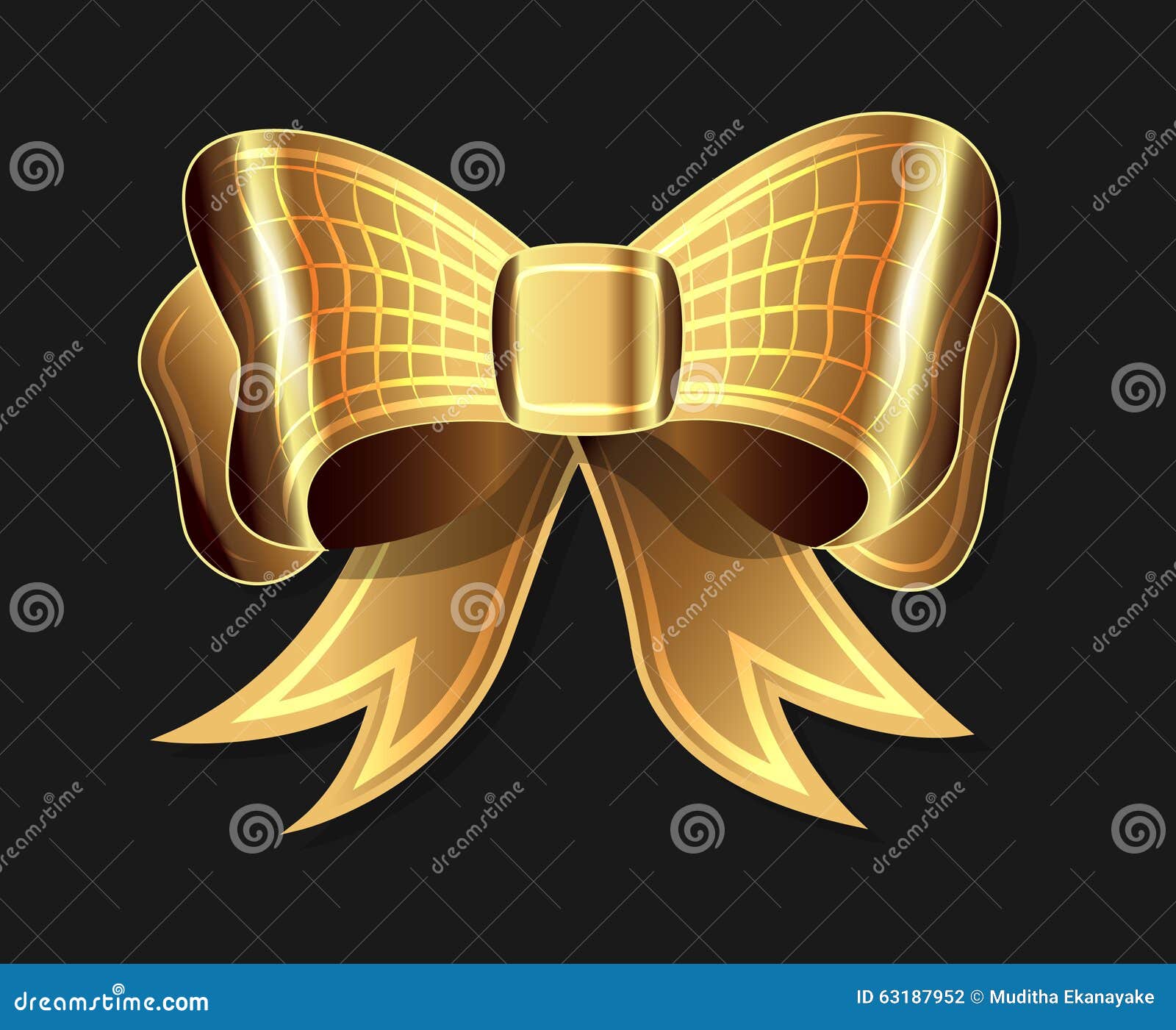 Bow design stock vector. Illustration of card, celebration - 63187952