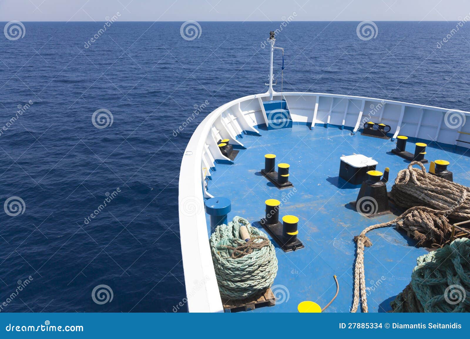 The bow of a ferry stock photo. Image of chain, craft - 27885334