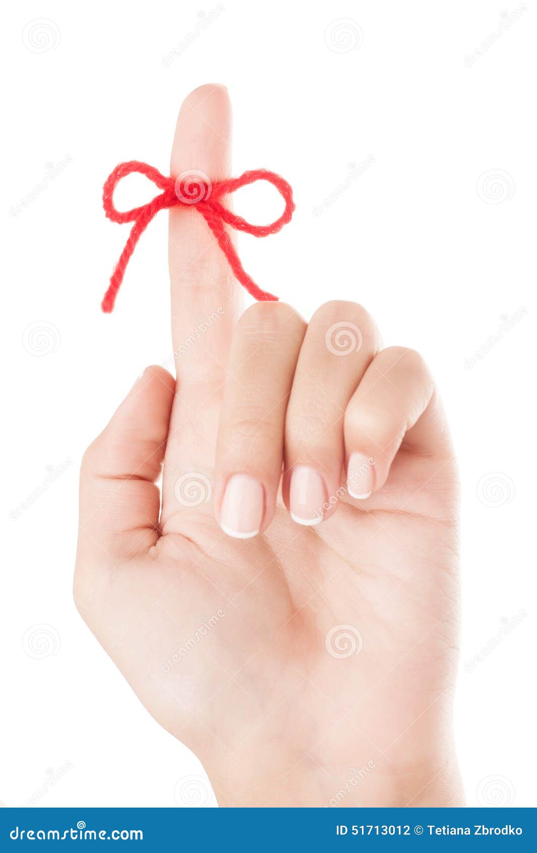 String Finger Reminder On White Stock Photography | CartoonDealer.com ...