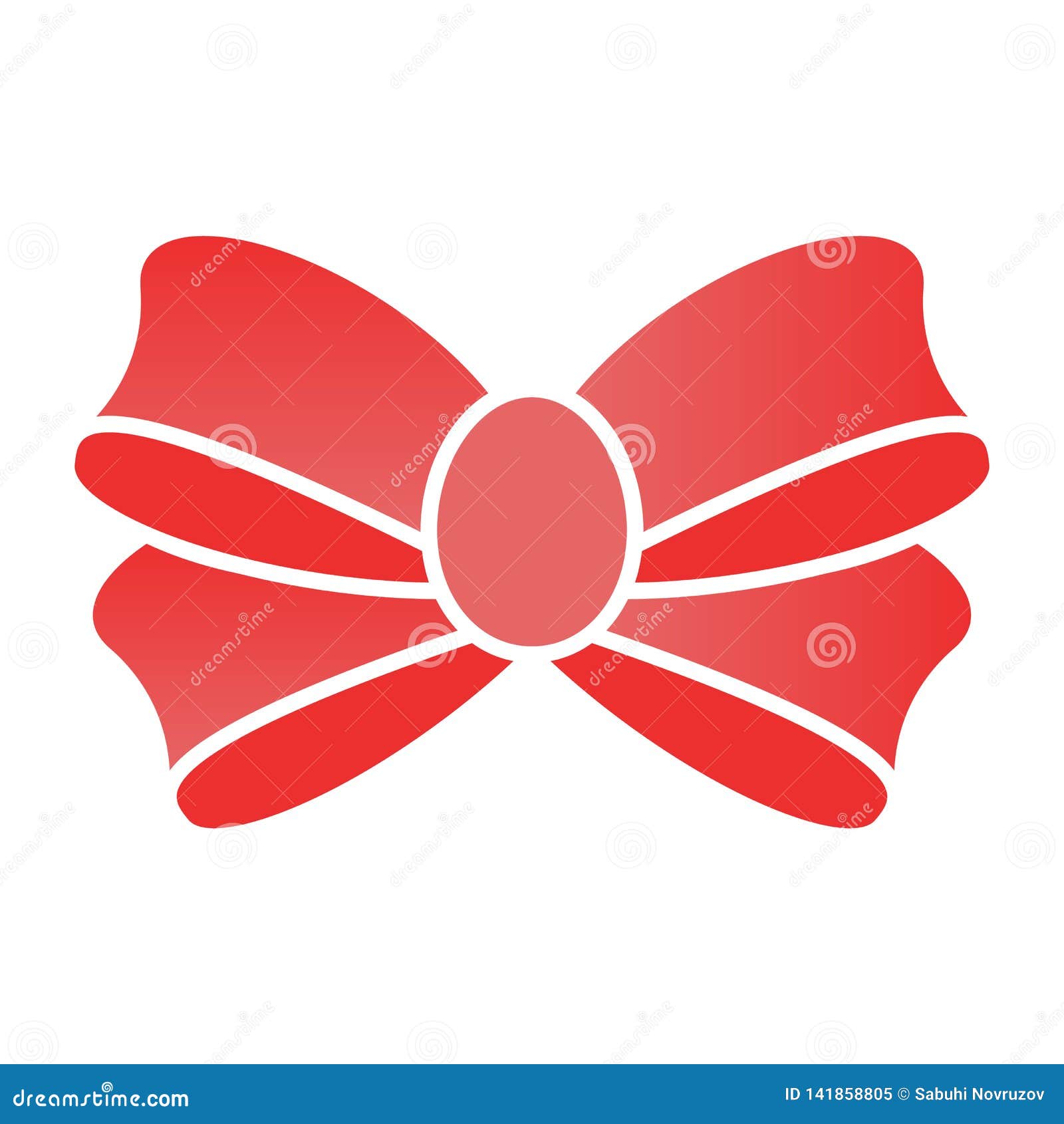 Bow for Gift Flat Icon. Knot Color Icons in Trendy Flat Style Stock ...