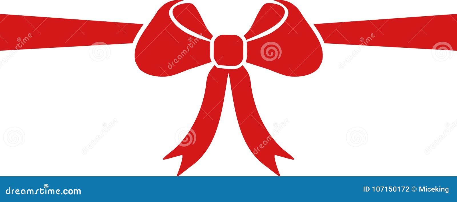Bow gift wrapping stock illustration. Illustration of pictogram - 107150172