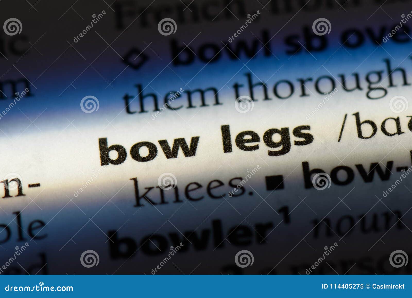 Bowlegs stock image. Image of macro, book, word, isolated - 114405275