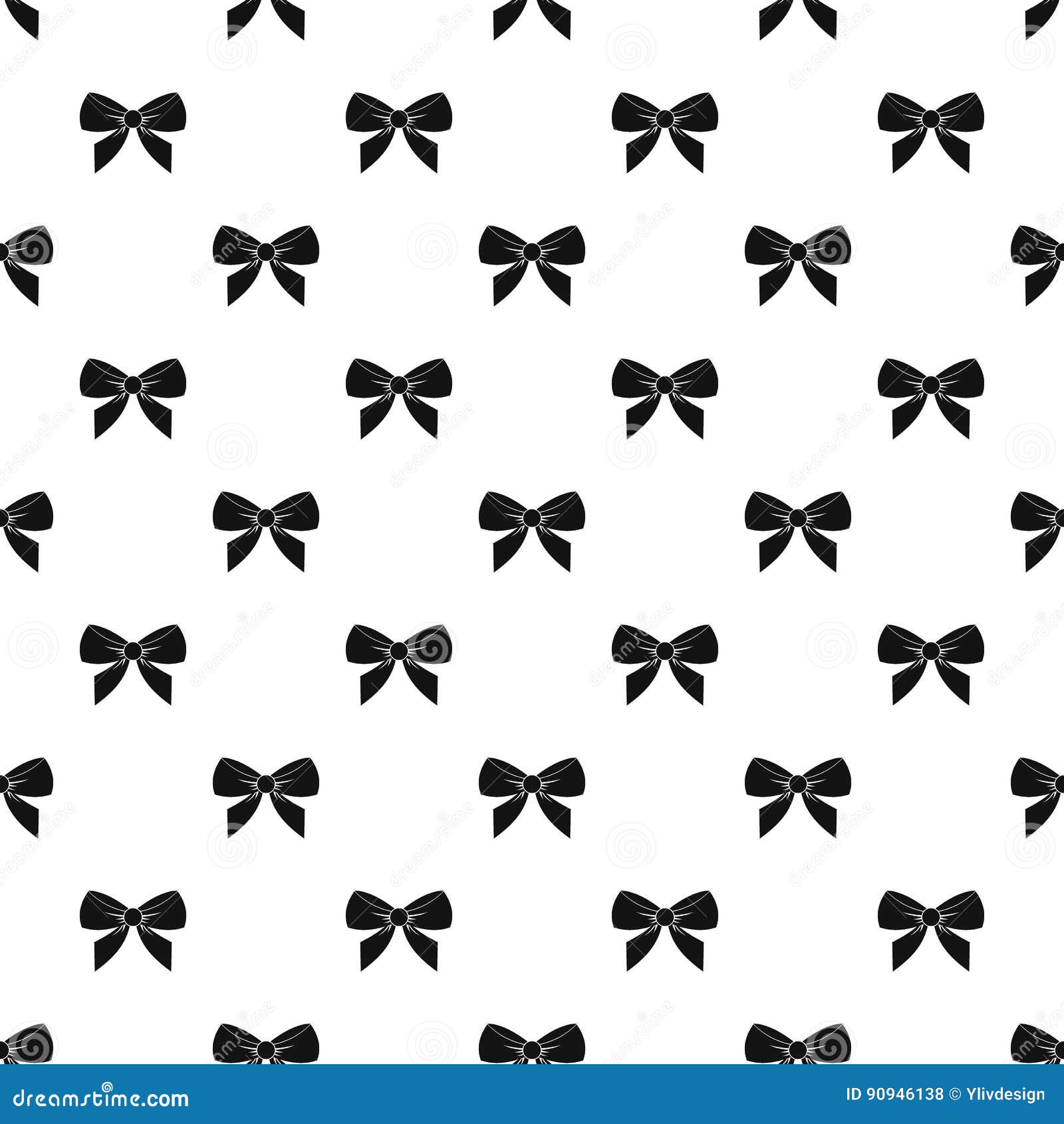 Bow pattern vector stock vector. Illustration of cloth - 90946138