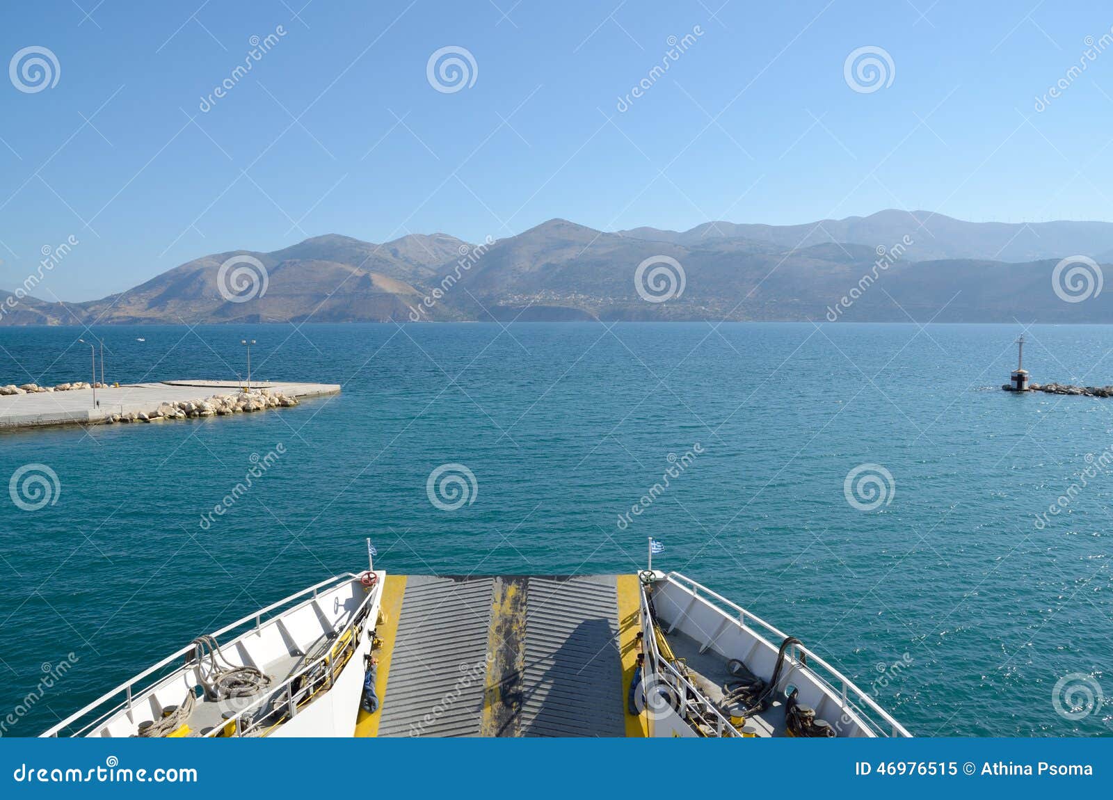 Bow ramp of a ferryboat stock image. Image of travel - 46976515