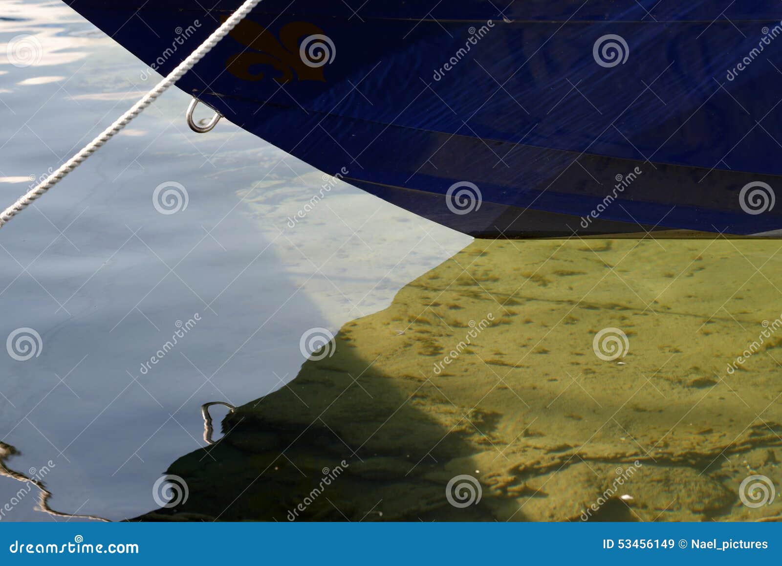 The bow stock image. Image of marina, boat, transparency - 53456149