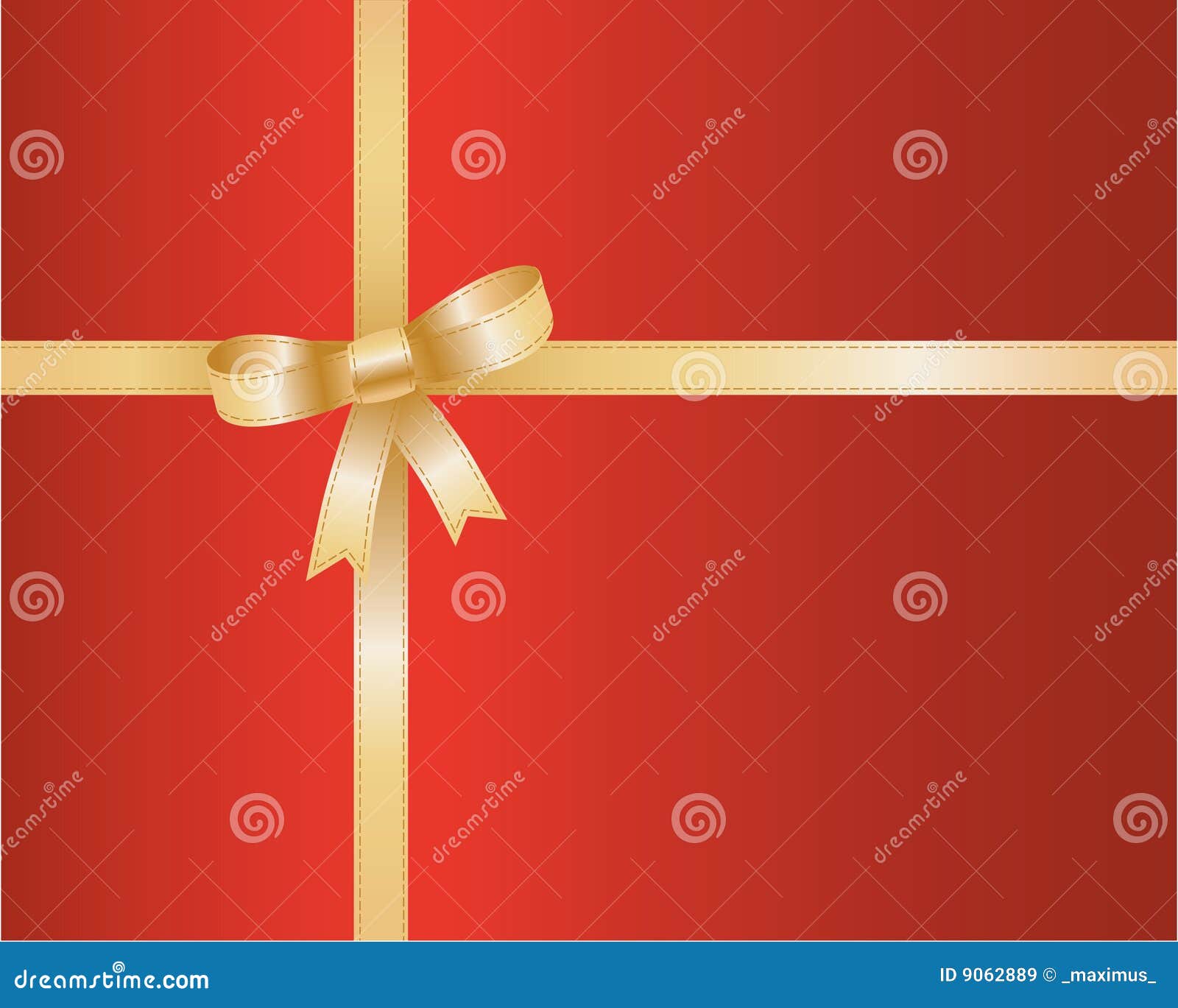 Bow ribbon and box vector stock vector. Illustration of element - 9062889