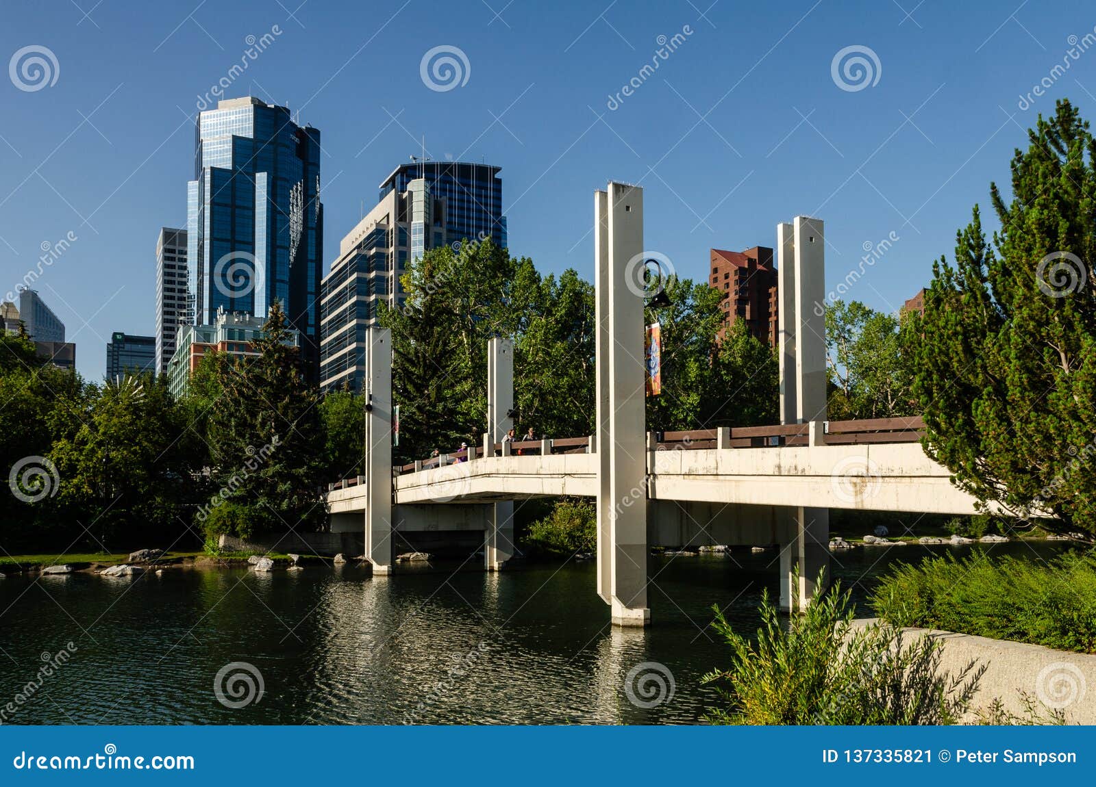 Bow River Pathway in Calgary Editorial Photo - Image of canadian, water ...