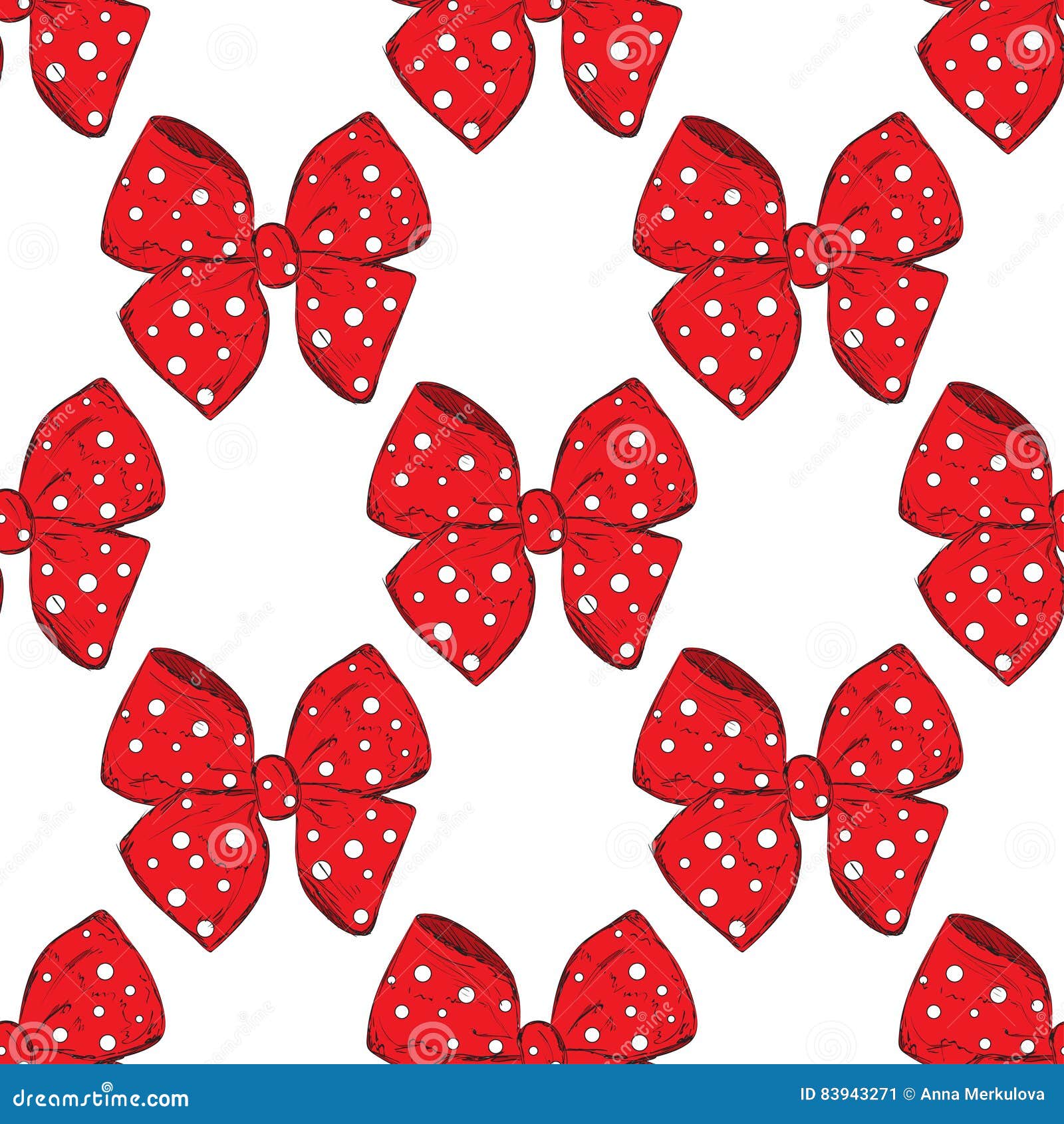 Bow seamless pattern stock vector. Illustration of celebration - 83943271