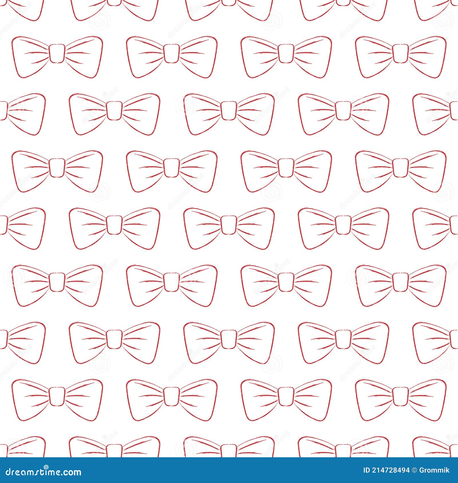 Bow. Seamless Pattern for Simple Backgrounds, Textures, and Packaging ...