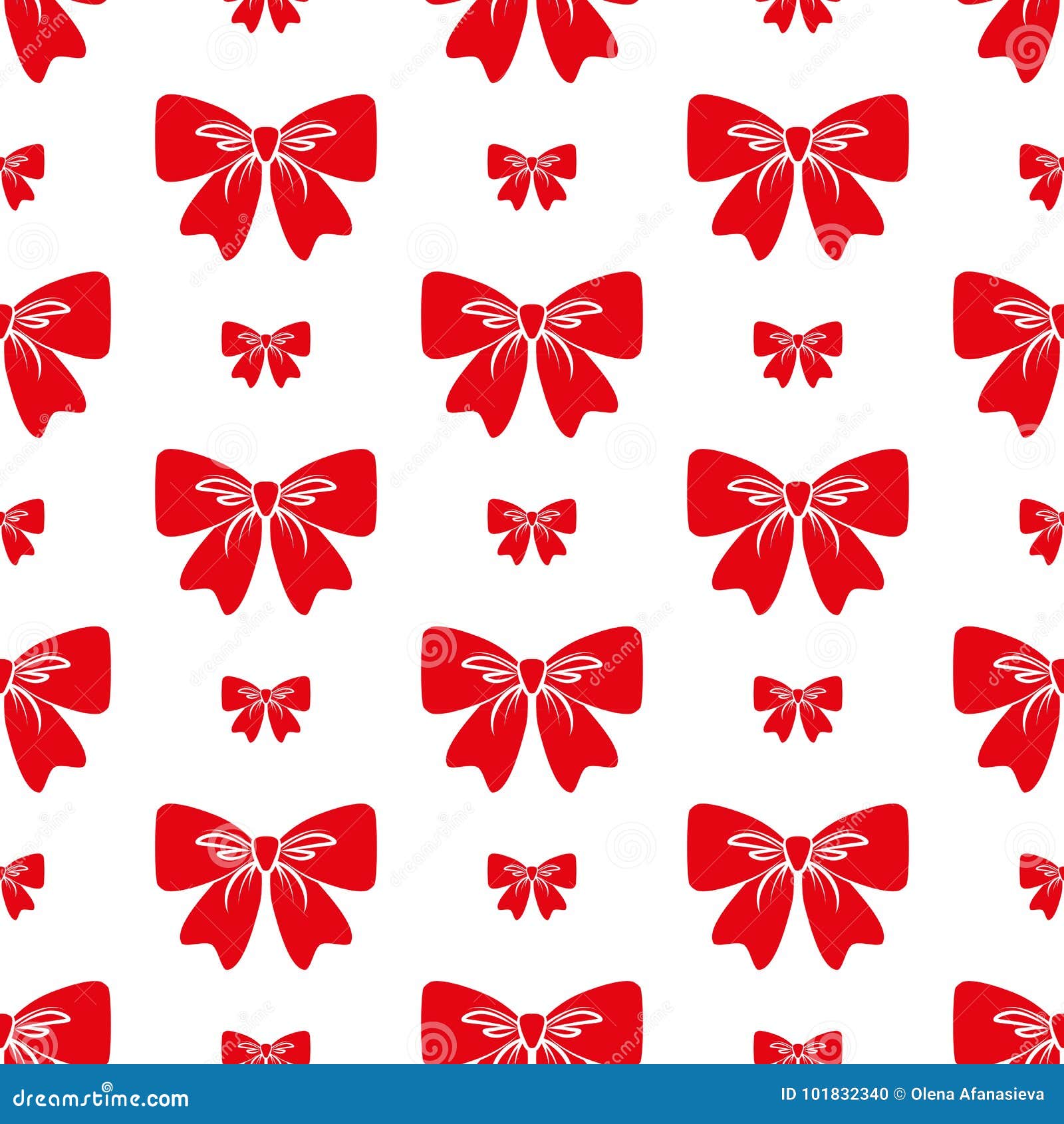 Bow. Seamless pattern. stock illustration. Illustration of greeting ...