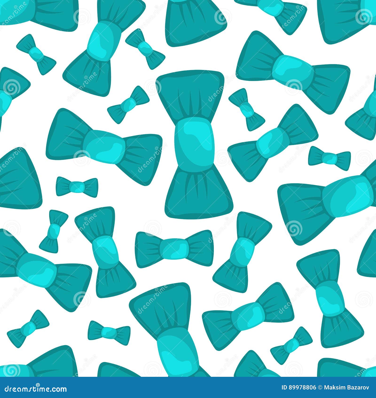 Bow seamless pattern stock vector. Illustration of girl - 89978806
