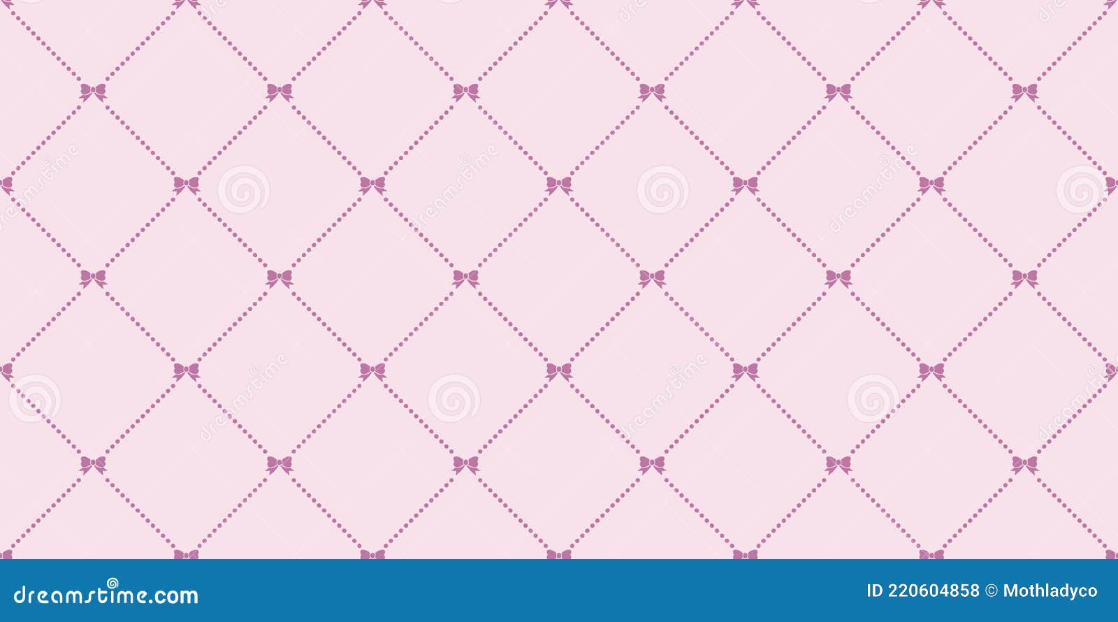 Bow Seamless Repeat Pattern Background Stock Vector - Illustration of ...