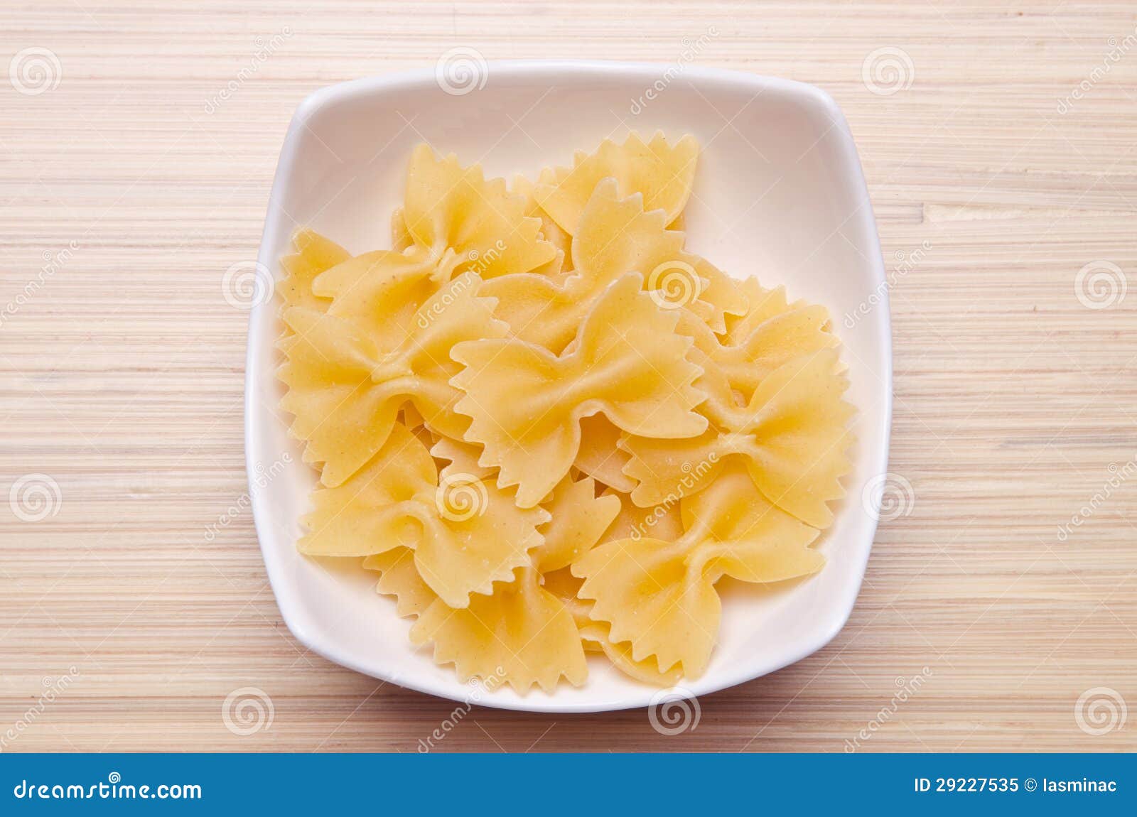 Bow shaped pasta stock image. Image of tradition, diet - 29227535