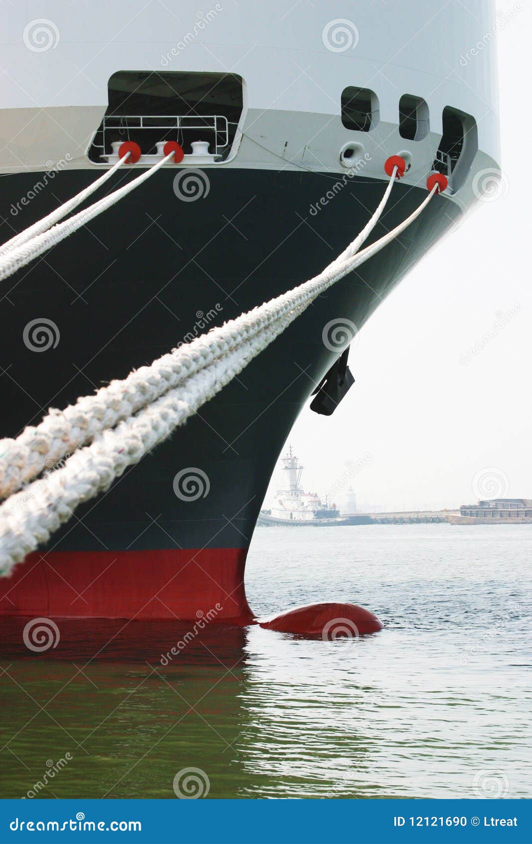 Bow of ship stock photo. Image of keel, dock, port, ocean - 12121690